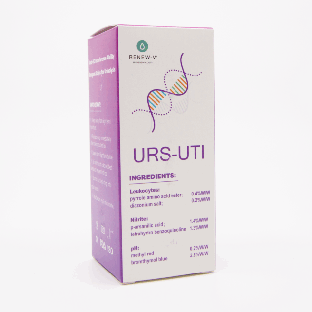 Renew-V At Home UTI Test kit (100 Count) - myrenewv.com